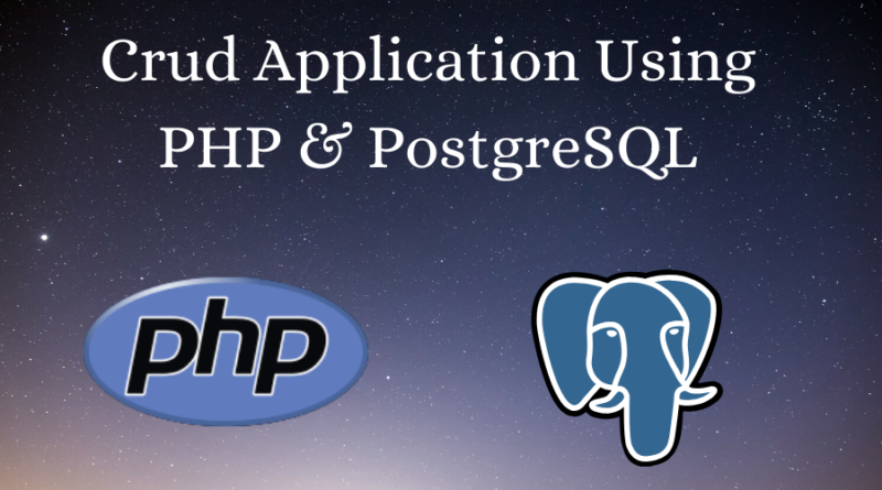 Crud Example Using Php Oops And Postgresql